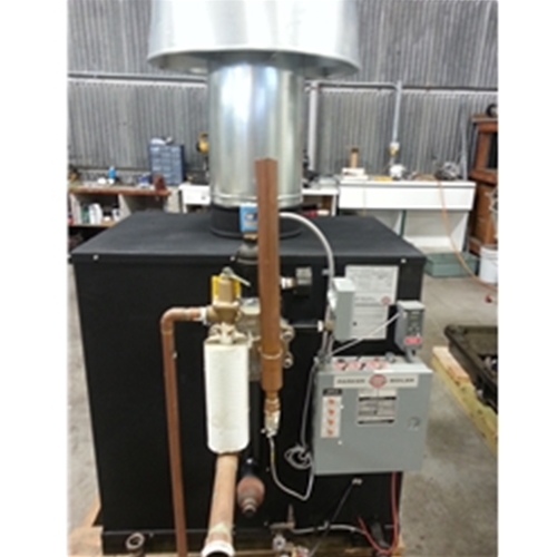 Parker WH-730 water heater with storage tank and pump